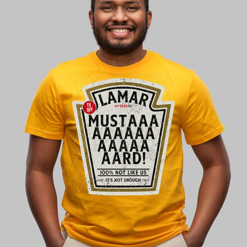 5 Design Kendrick Lamar Mustard PNG SVG, GNX, Tv off Lyrics T-shirt ...
