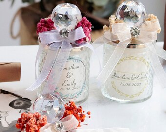 Candy Jar Favors Personalized Party Favors Unique Favors Luxury Thank ...