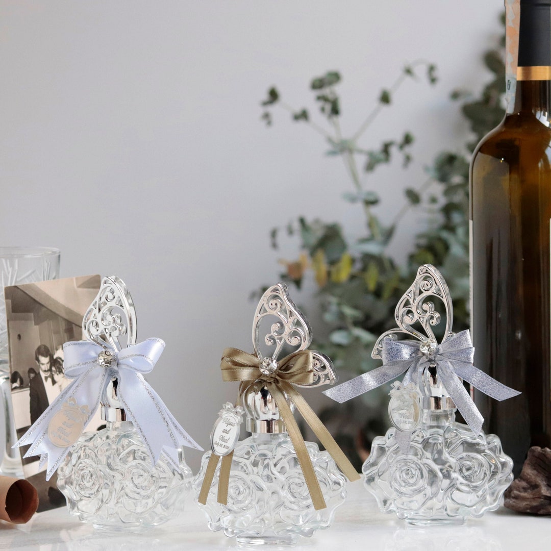 Baptism Favor Holy Water Bottle, Christening Favors, Luxury Glass ...