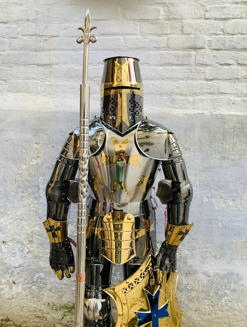 Medieval Knight Armor/ Suit of Armor Stainless Steel Full Body Armour ...