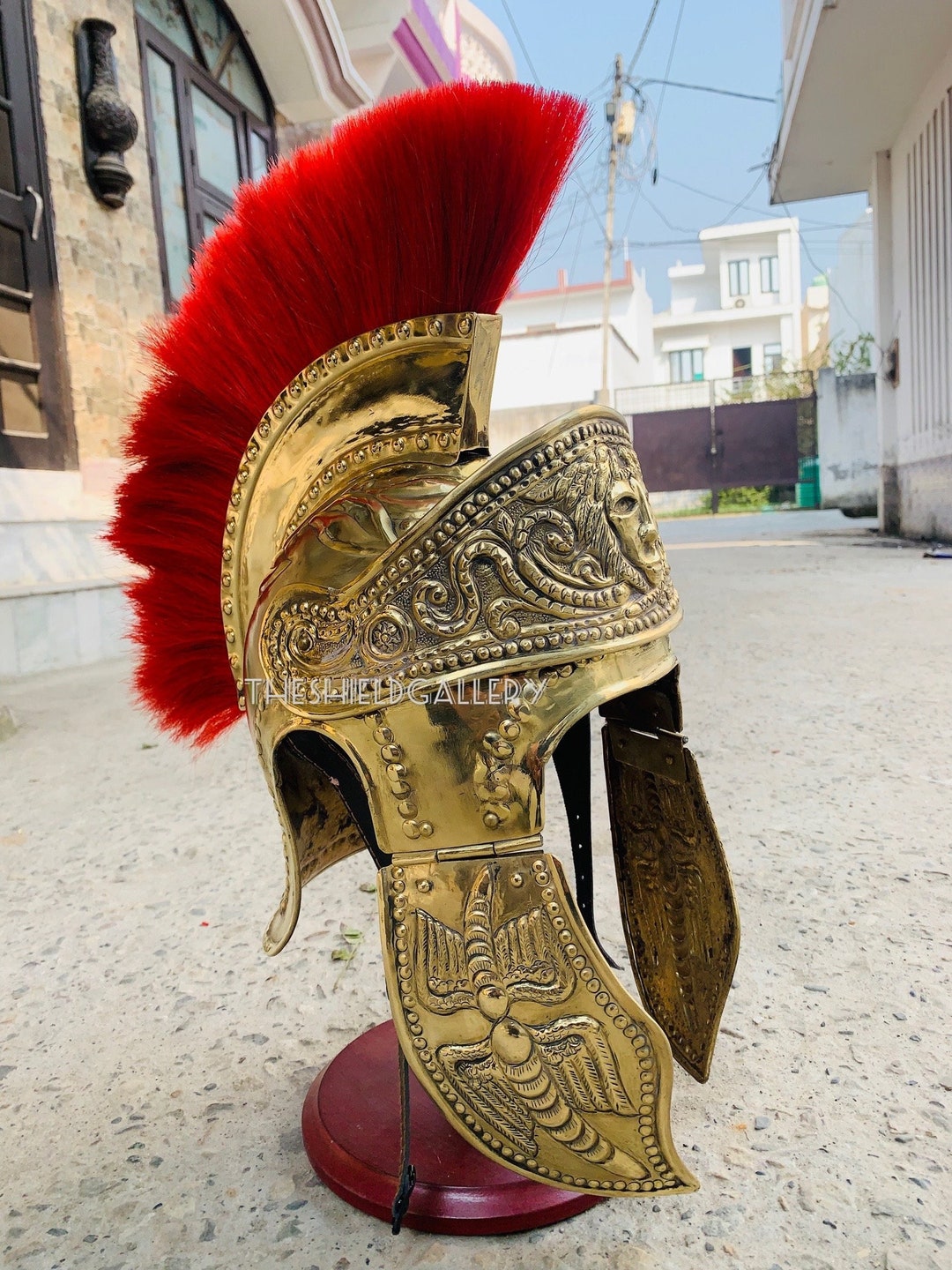 Authentic Replica 18 Guage Brass Medieval King Cavalry Roman - Etsy