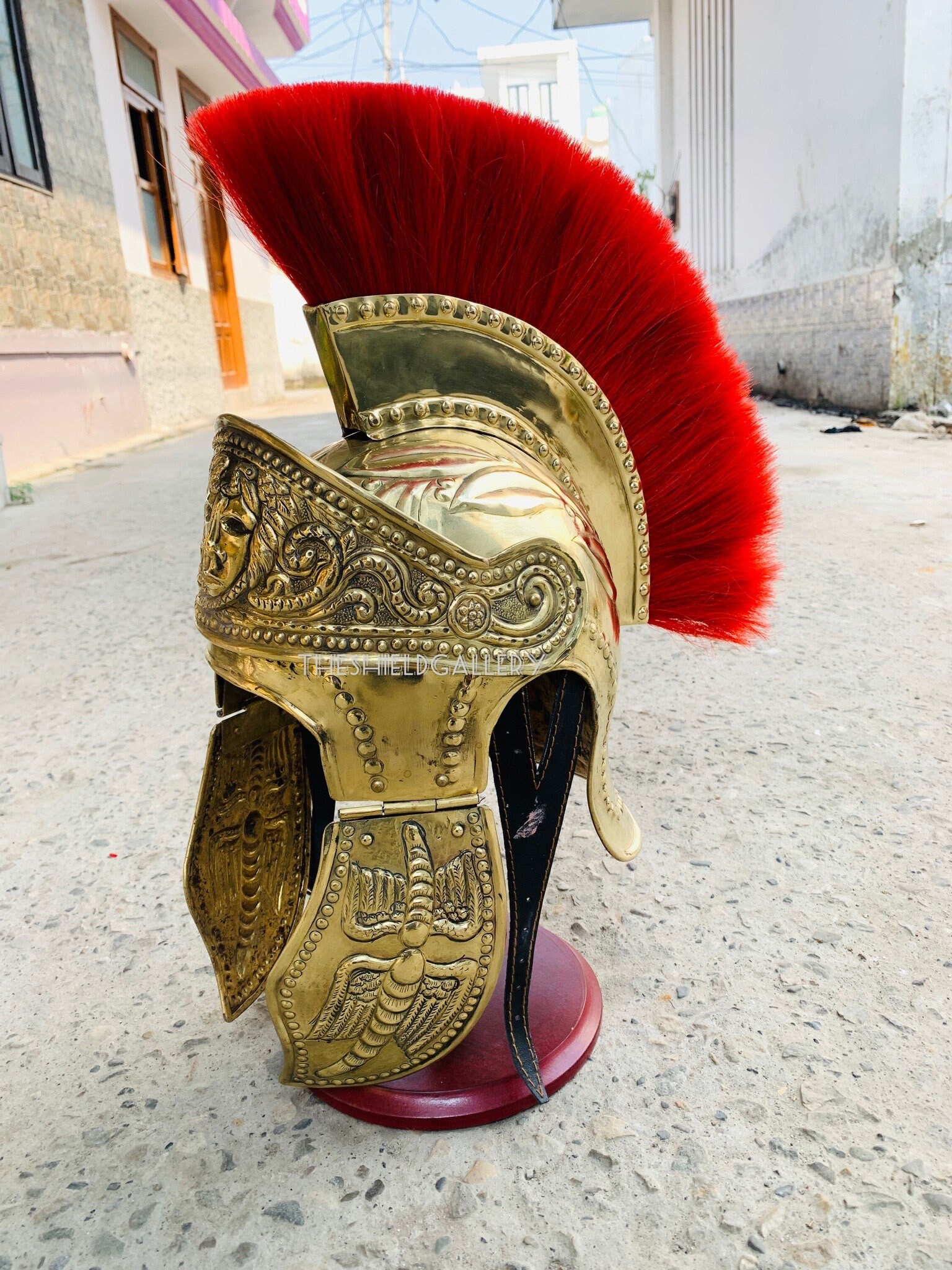 Authentic Replica 18 Guage Brass Medieval King Cavalry Roman - Etsy