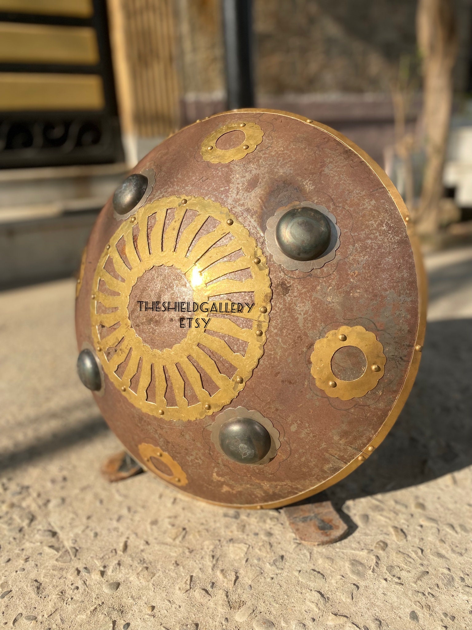 Medieval Old Antique Full Embossed Arabic Islamic Shield Antique Gift ...