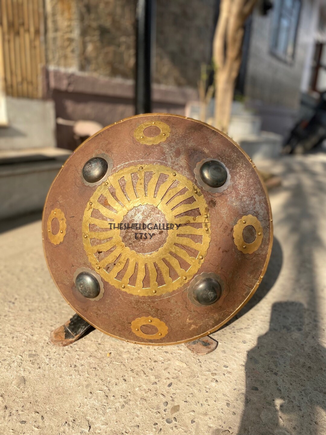 Medieval Old Antique Full Embossed Arabic Islamic Shield Antique Gift ...