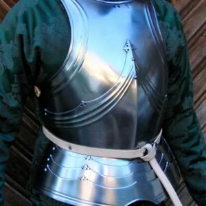 18GA Steel Medieval Upper Body Gothic Armor Breastplate/ Cuirass Knight ...