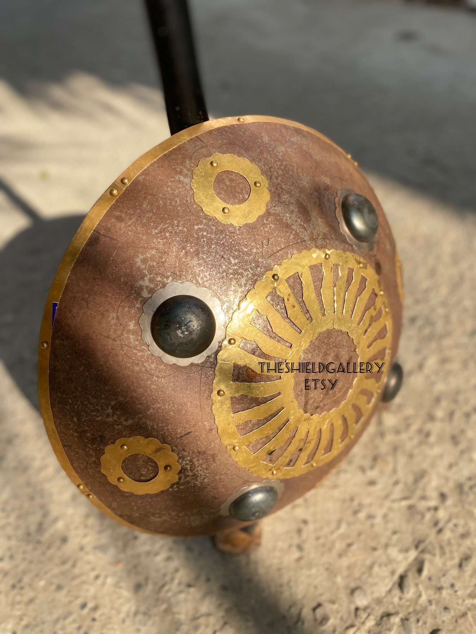 Medieval Old Antique Full Embossed Arabic Islamic Shield Antique Gift ...