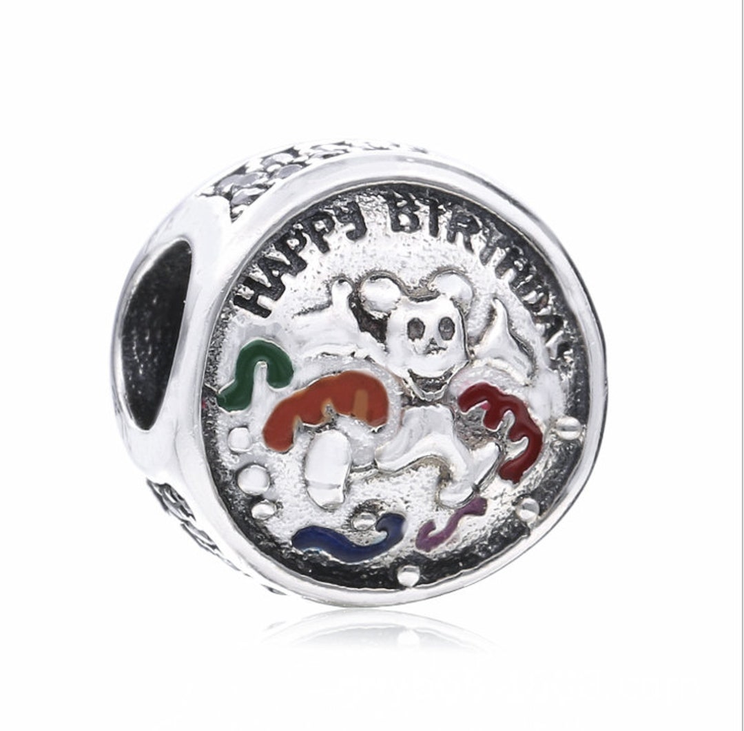 Pandora Mickey Mouse Happy Birthday Hbd' Charm Bead - Etsy