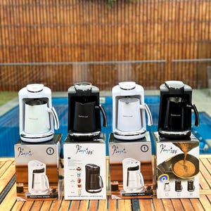 Turkish/greek Coffee Machine Automatic 1-4 Cups New Stainless Steel Cup ...