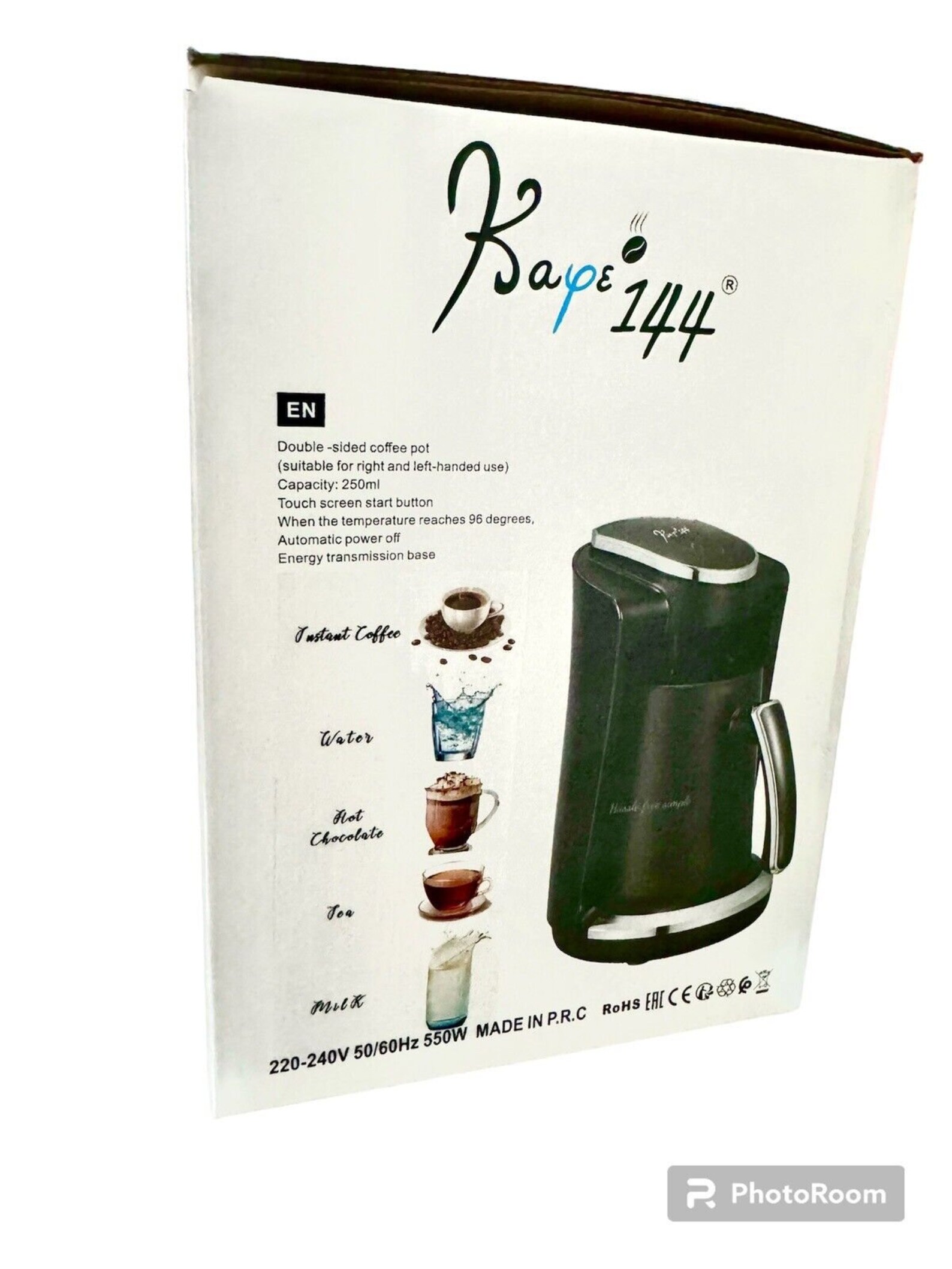 Turkish/greek Coffee Machine Automatic 1-4 Cups New Stainless Steel Cup ...