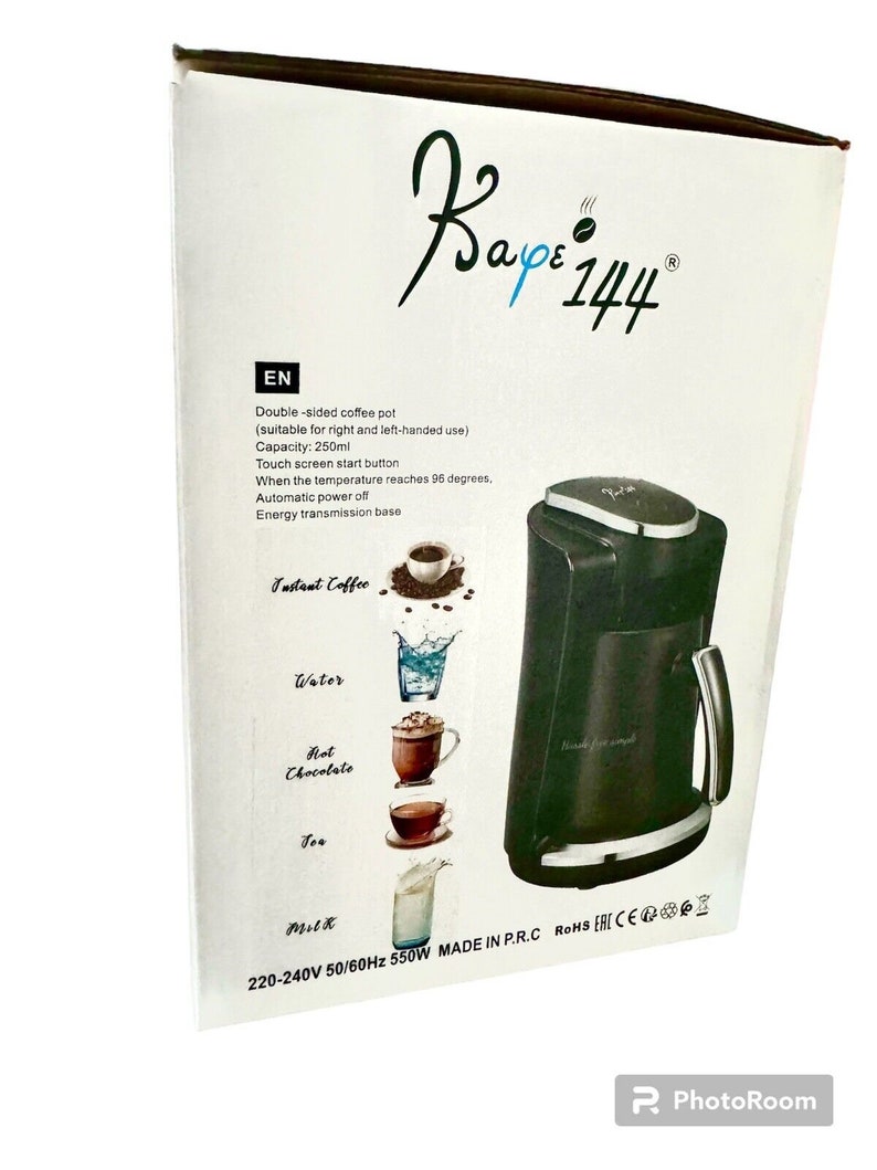 Turkish/greek Coffee Machine Automatic 1-4 Cups New Stainless Steel Cup ...