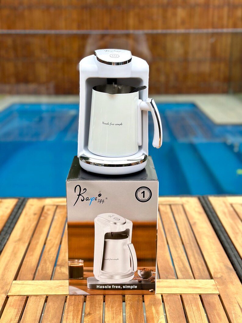 Turkish/greek Coffee Machine Automatic 1-4 Cups New Stainless Steel Cup ...