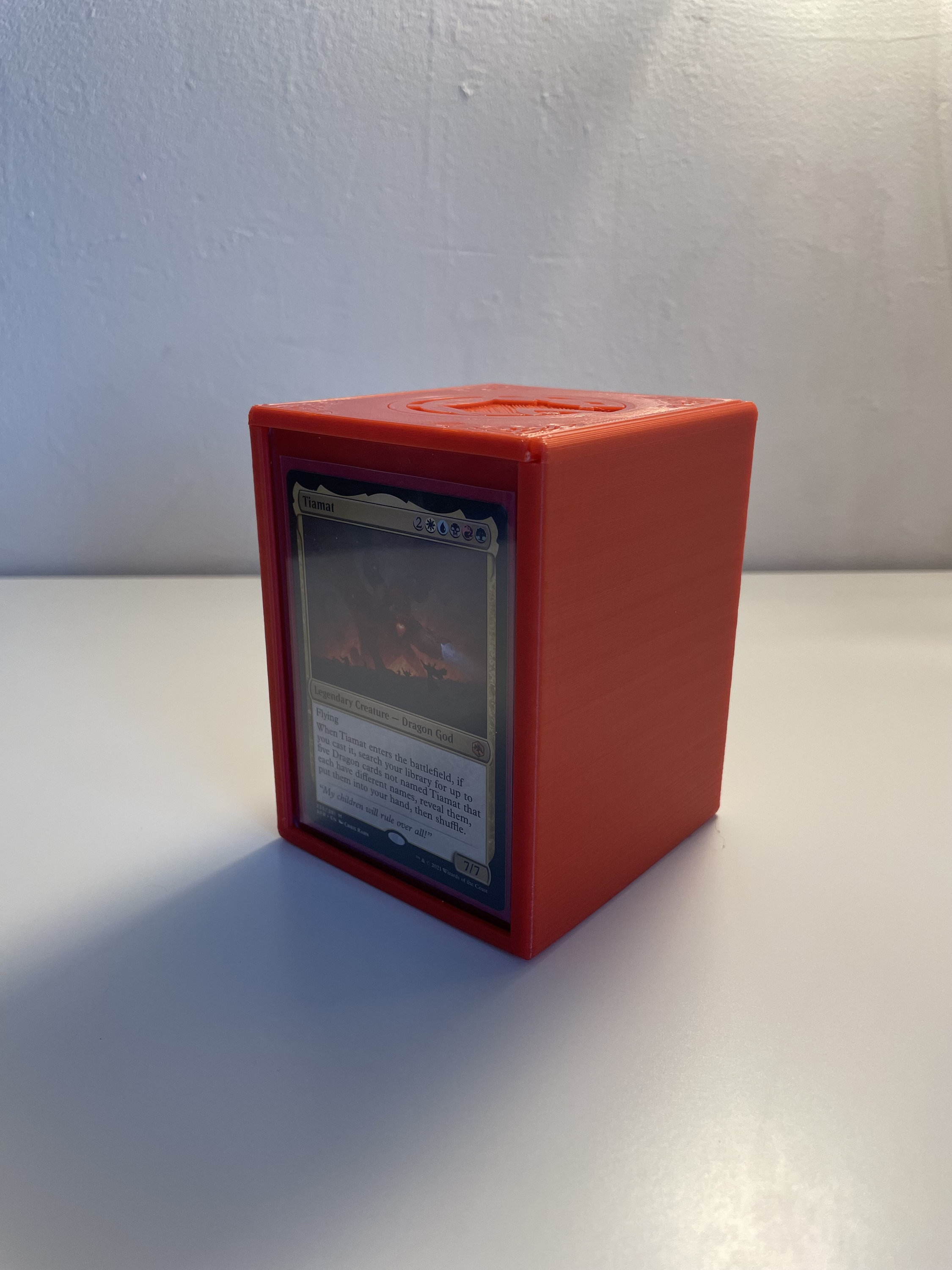 Red Exposed Customisable Commander Deck Box - Etsy
