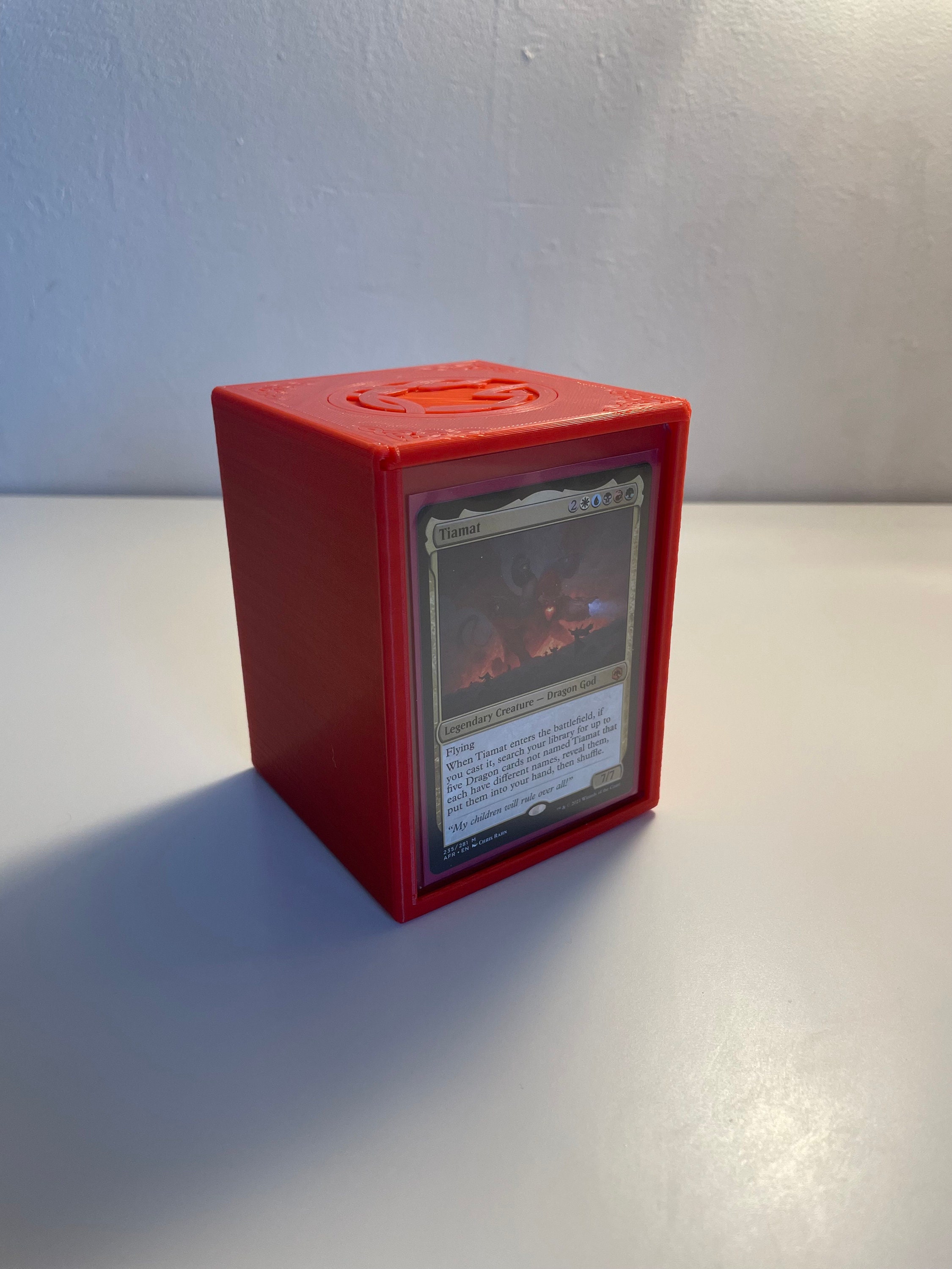 Red Exposed Customisable Commander Deck Box - Etsy