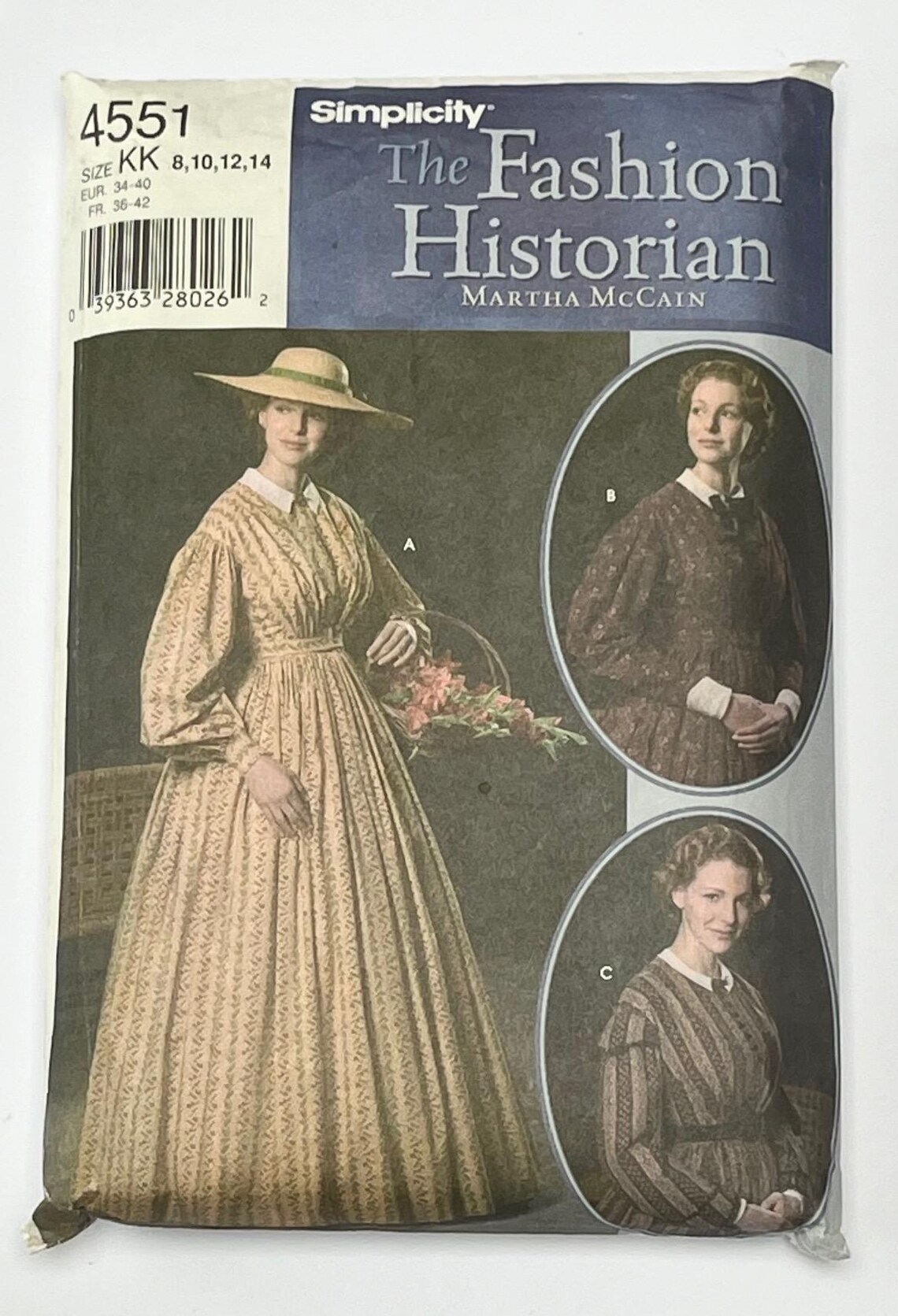 Fashion Historian Pattern Martha Mccain by Simplicity 4551 American ...