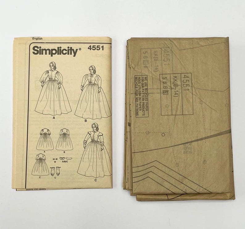 Fashion Historian Pattern Martha Mccain by Simplicity 4551 American ...