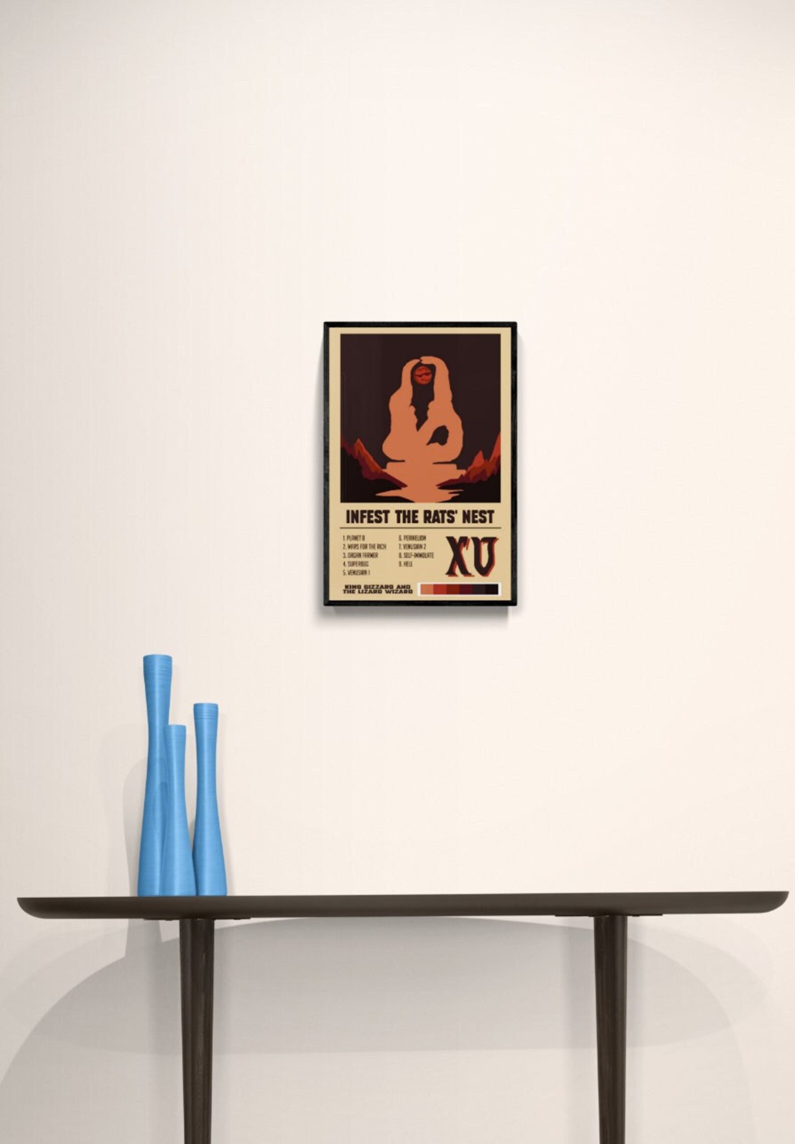 King Gizzard Poster minimalist Infest the Rats' Nest 12x18 - Etsy