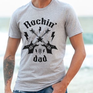 Rock Dad Shirt, Father's Day Gift, Gift for Dad, Rock and Roll Daddy ...