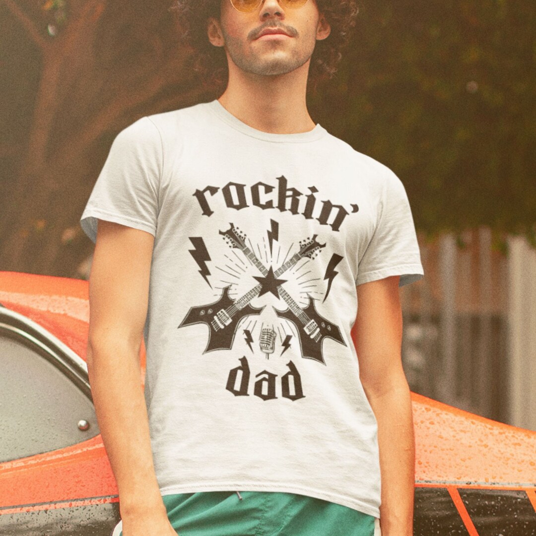 Rock Dad Shirt, Father's Day Gift, Gift for Dad, Rock and Roll Daddy ...