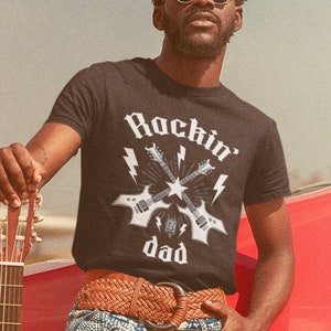 Rock Dad Shirt, Father's Day Gift, Gift for Dad, Rock and Roll Daddy ...