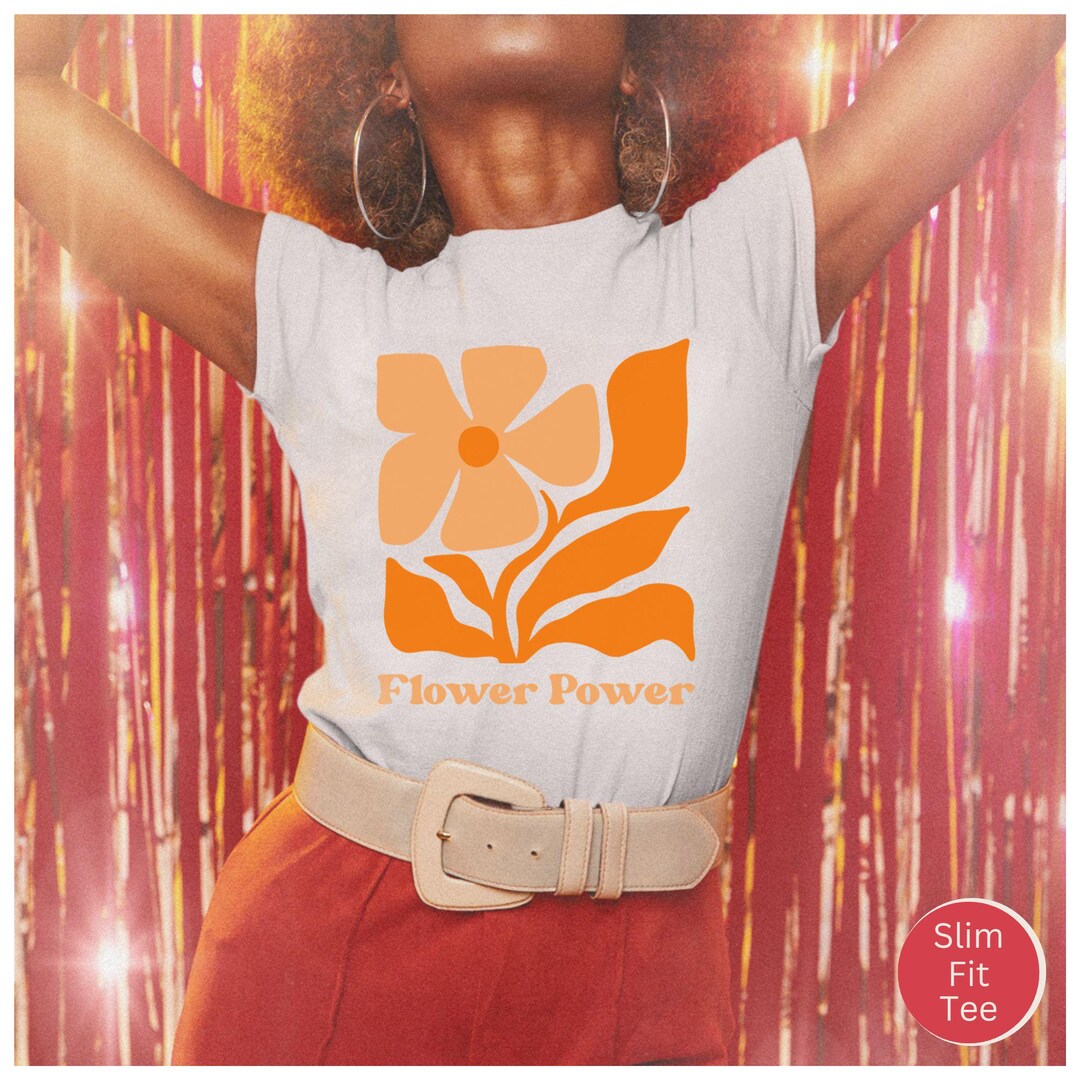 Flower Power Shirt, Hippie Shirt, Floral Tee, Boho Flower Tee, 60s ...