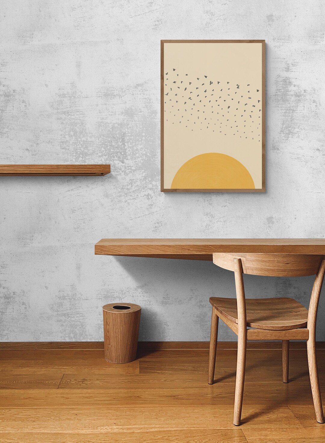 Sunrise Printable Poster Boho Sun Wall Art Print - Etsy