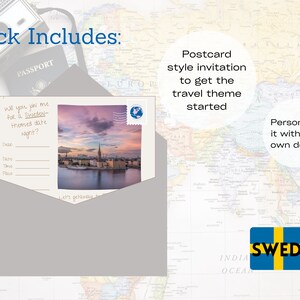 Sweden Travel-themed Date Night Pack for Couples | Printable PDF ...