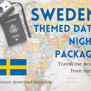 Sweden Travel-themed Date Night Pack for Couples | Printable PDF ...