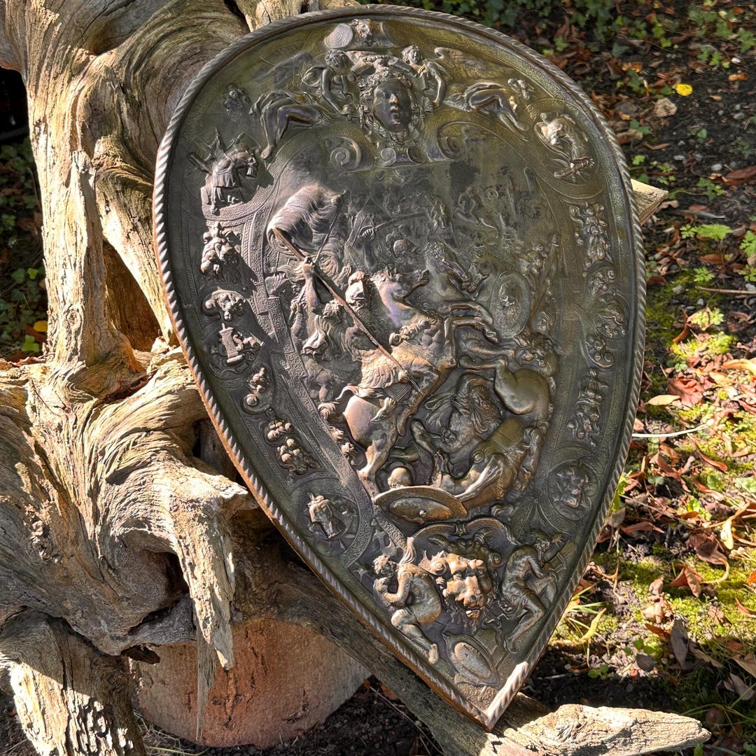 French 19th Century Shield Parade Armor Shield Bronze King of France ...