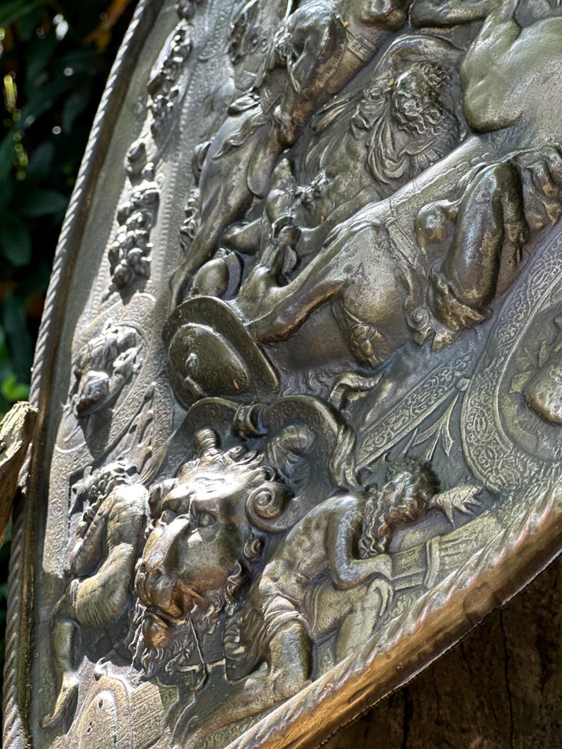 French 19th Century Shield Parade Armor Shield Bronze King of France ...