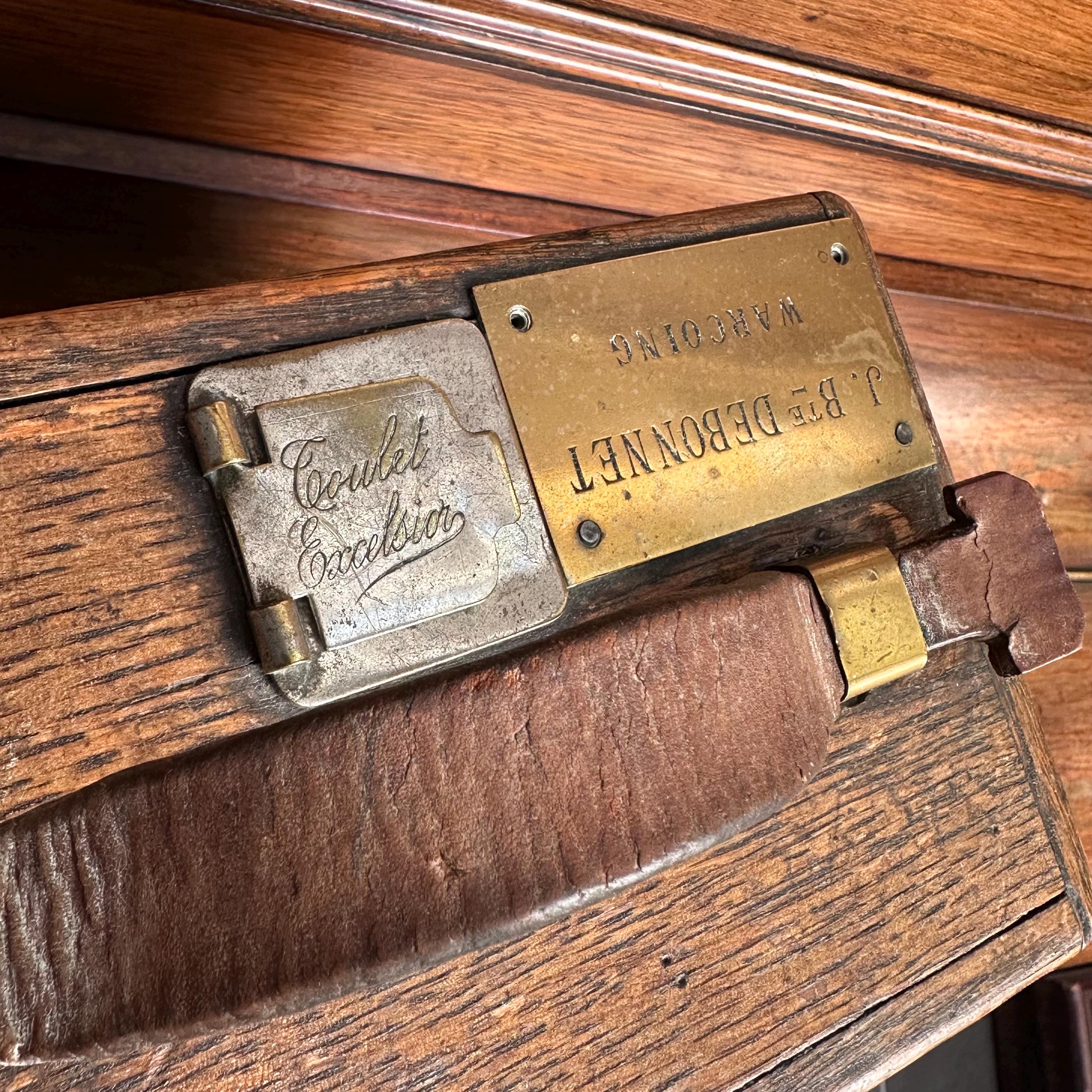 Antique Toulet Imperator Duivenklok – Flemish Oak Pigeon Timer With ...