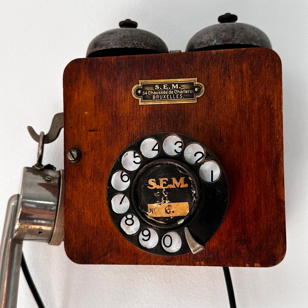 1920 - Rare Antique Box Telephone With Silver Nickeled Receiver - Hello ...