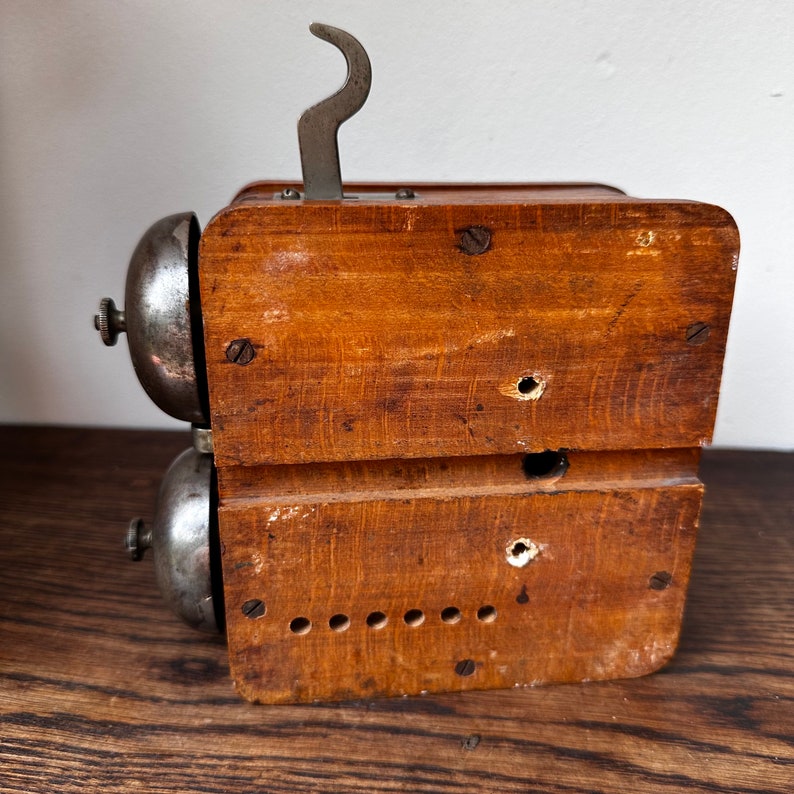 1920 Rare Antique Box Telephone With Silver Nickeled Receiver Hello ...