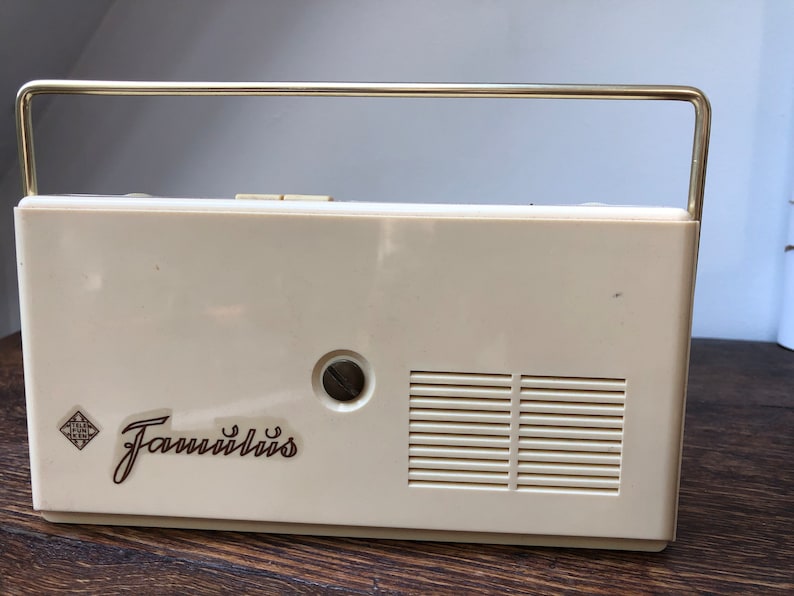 Vintage Telefunken Famulus 3971 Portable Transistor Radio (1958 ...