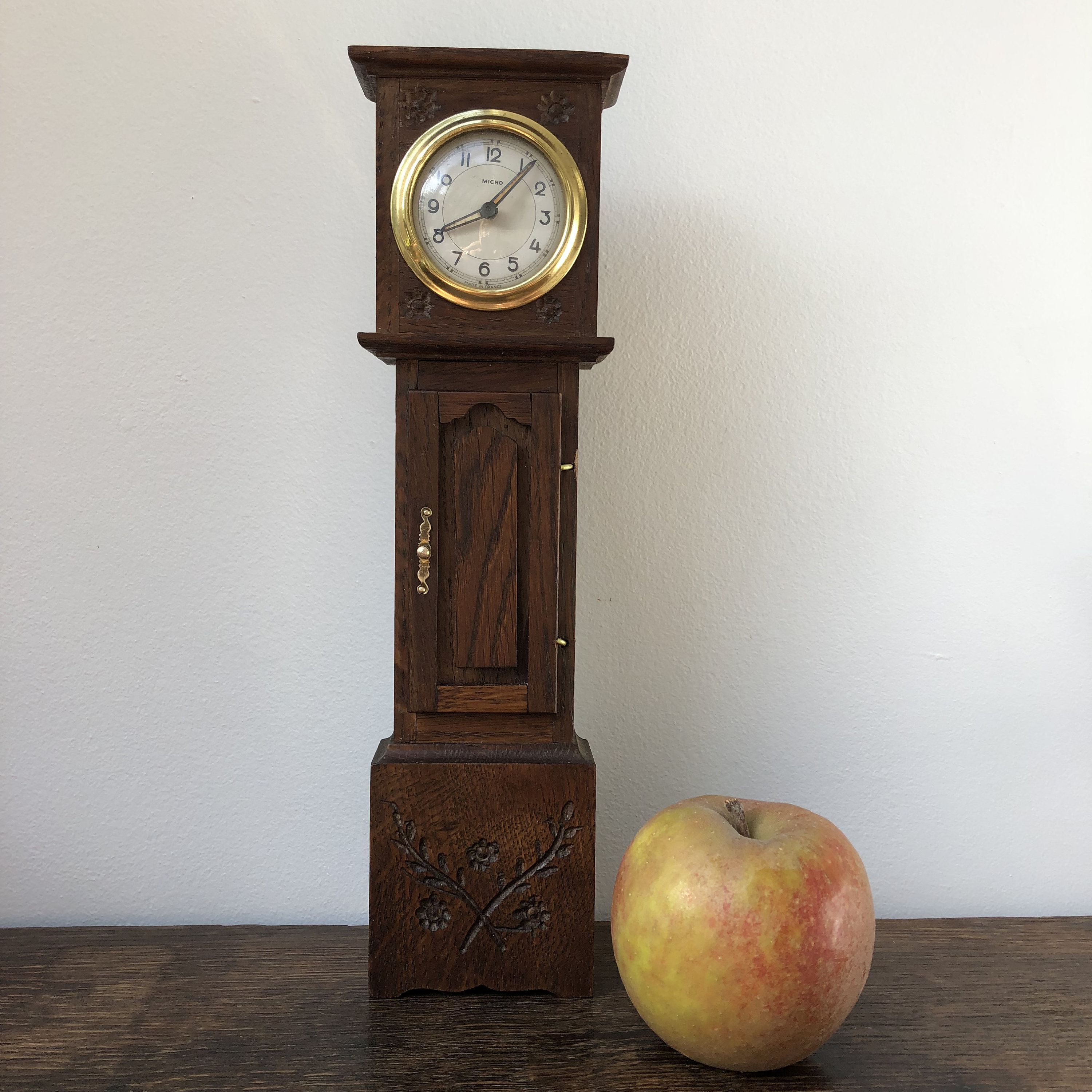 Cute Vintage Miniature Grandfather Clock Vintage Mechanical - Etsy