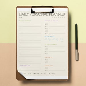 Daily Digital Personal Planner - Etsy