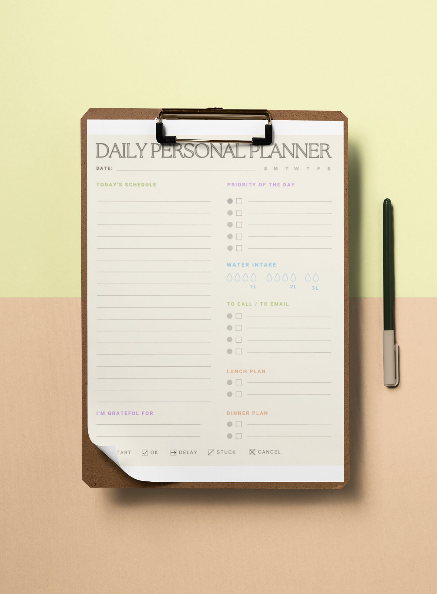 Daily Digital Personal Planner - Etsy