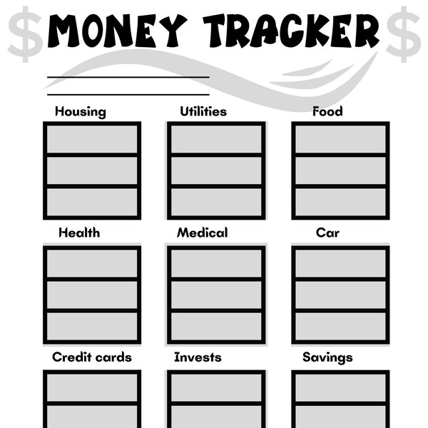 The Organized Money - Etsy