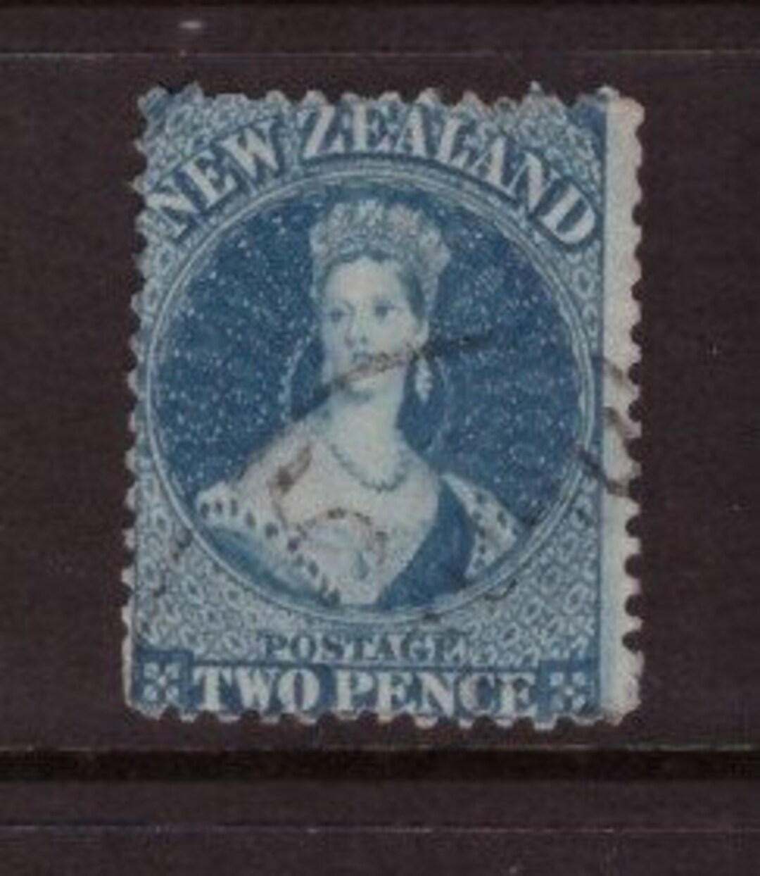 New Zealand 1864 Queen Victoria 2d Blue Used Stamps SG114 for ...