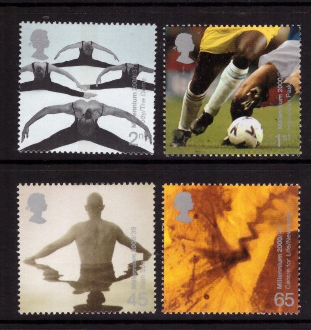 Great Britain 2000 Millennium Projects Set Mint Stamps for Collecting ...