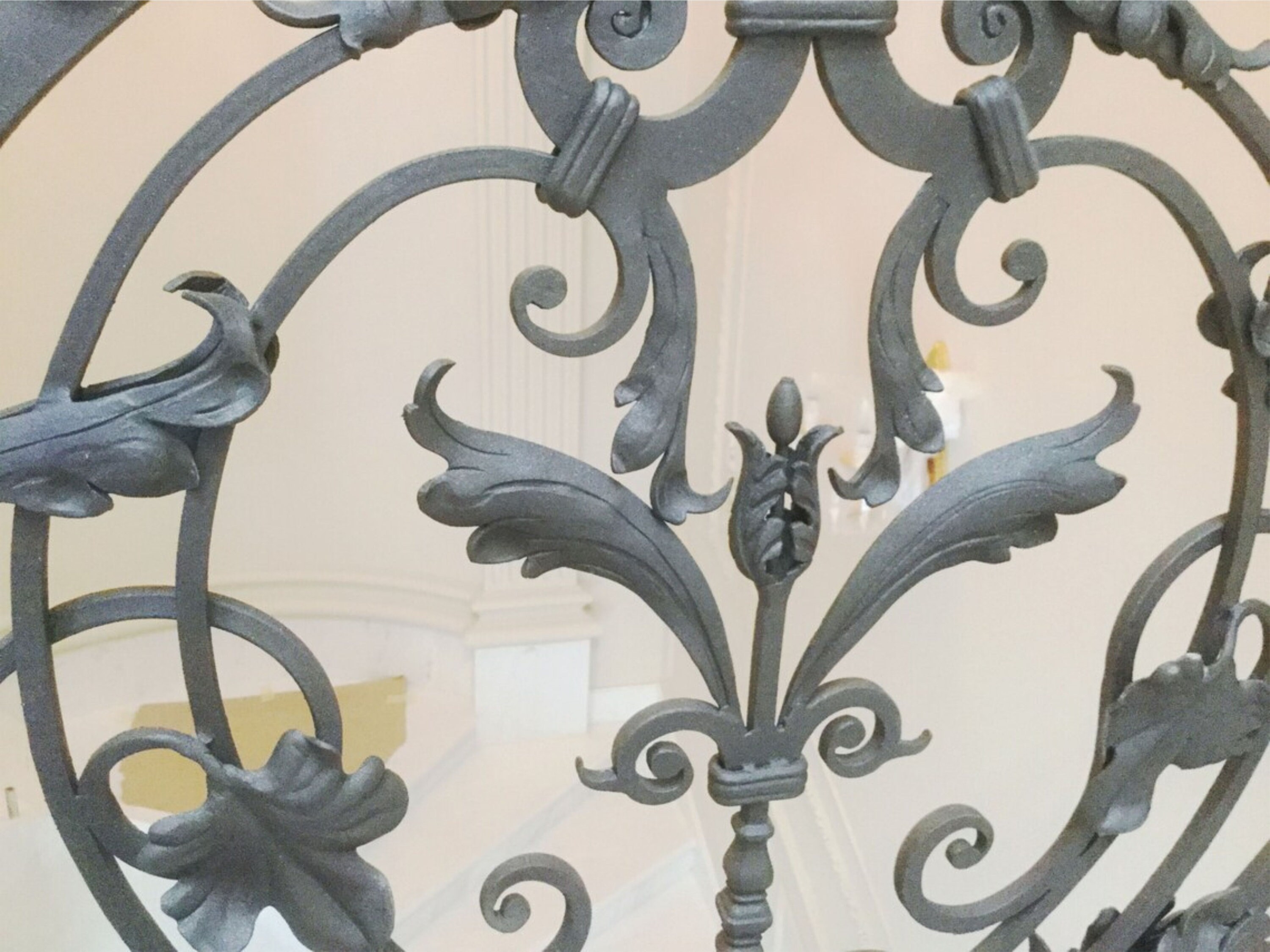 Custom Forged Railings for Stairs Classic Style Wrought Iron - Etsy Canada