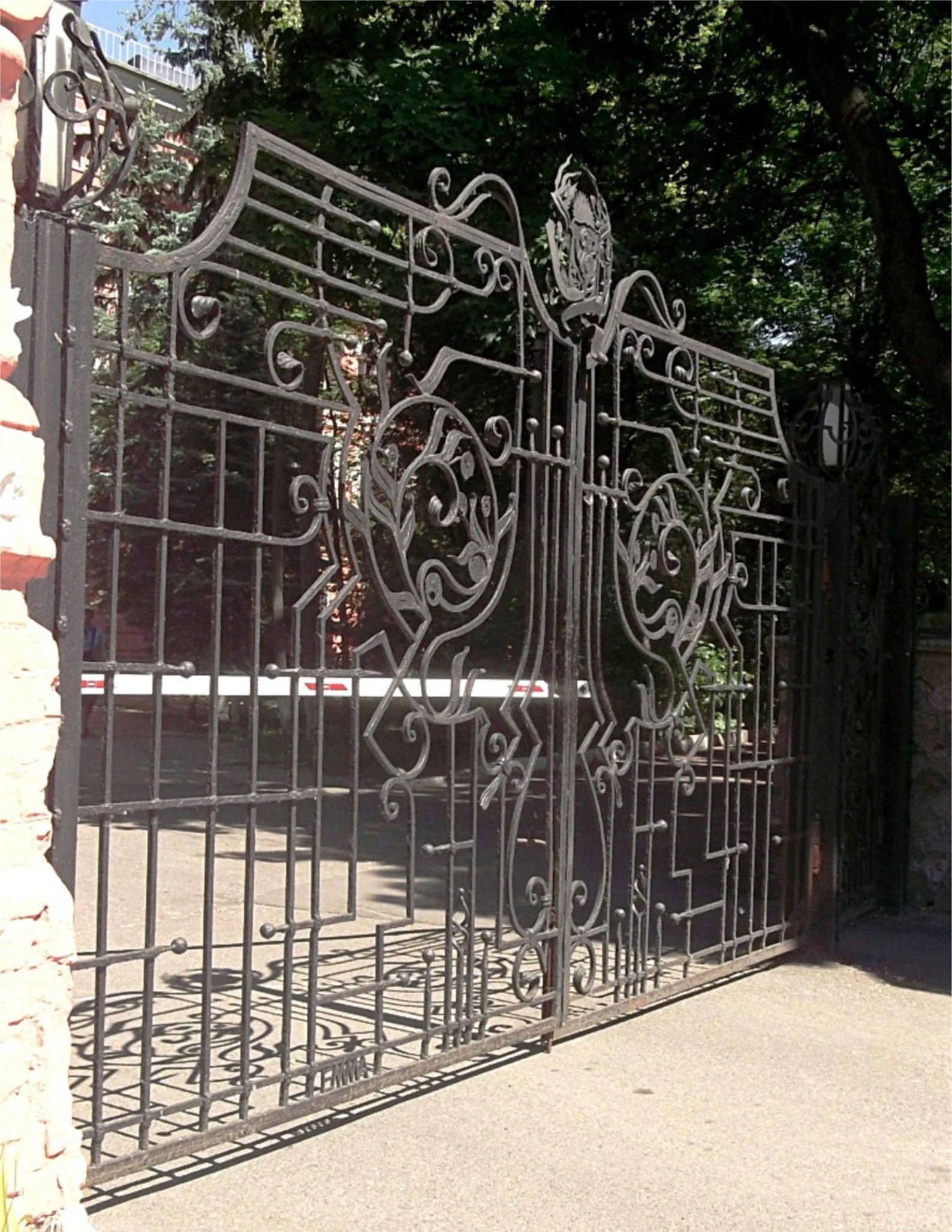 Custom Wrought Iron Gates Outdoor, Forged Gates, Unique Handmade ...