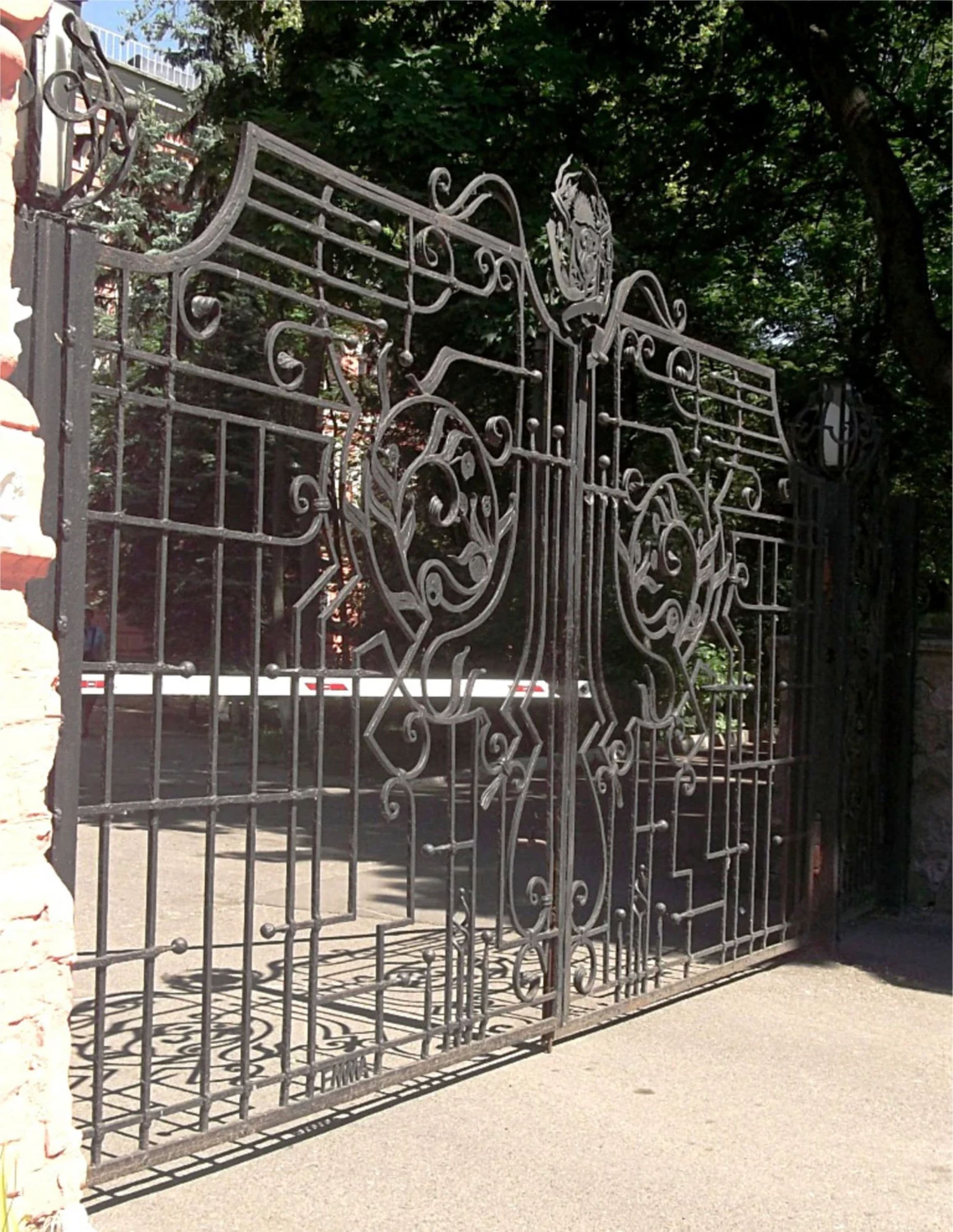 Custom Wrought Iron Gates Outdoor, Forged Gates, Unique Handmade ...
