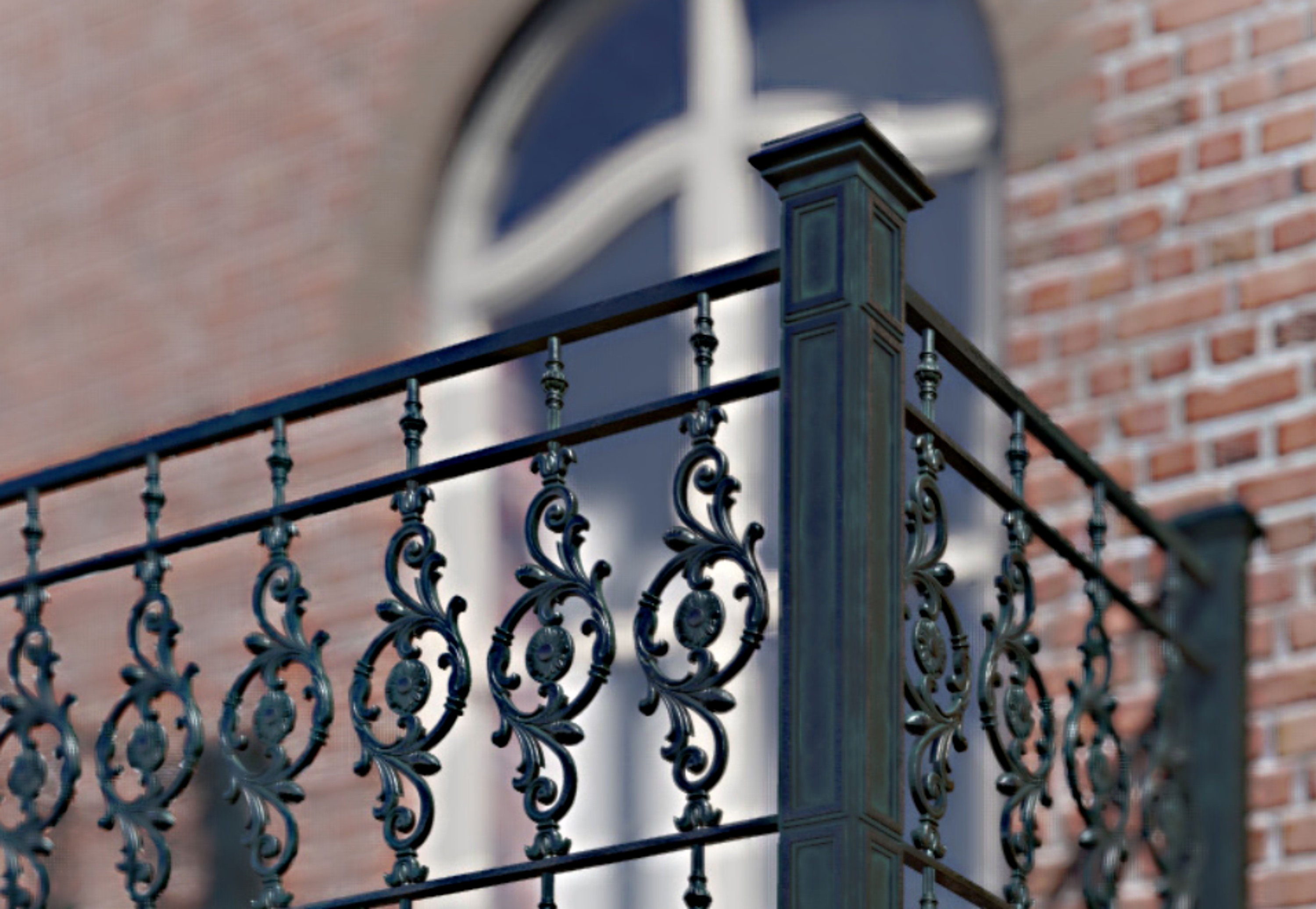 Metal Cast Balcony Railings, Cast Quality Beautiful Balusters, Price ...