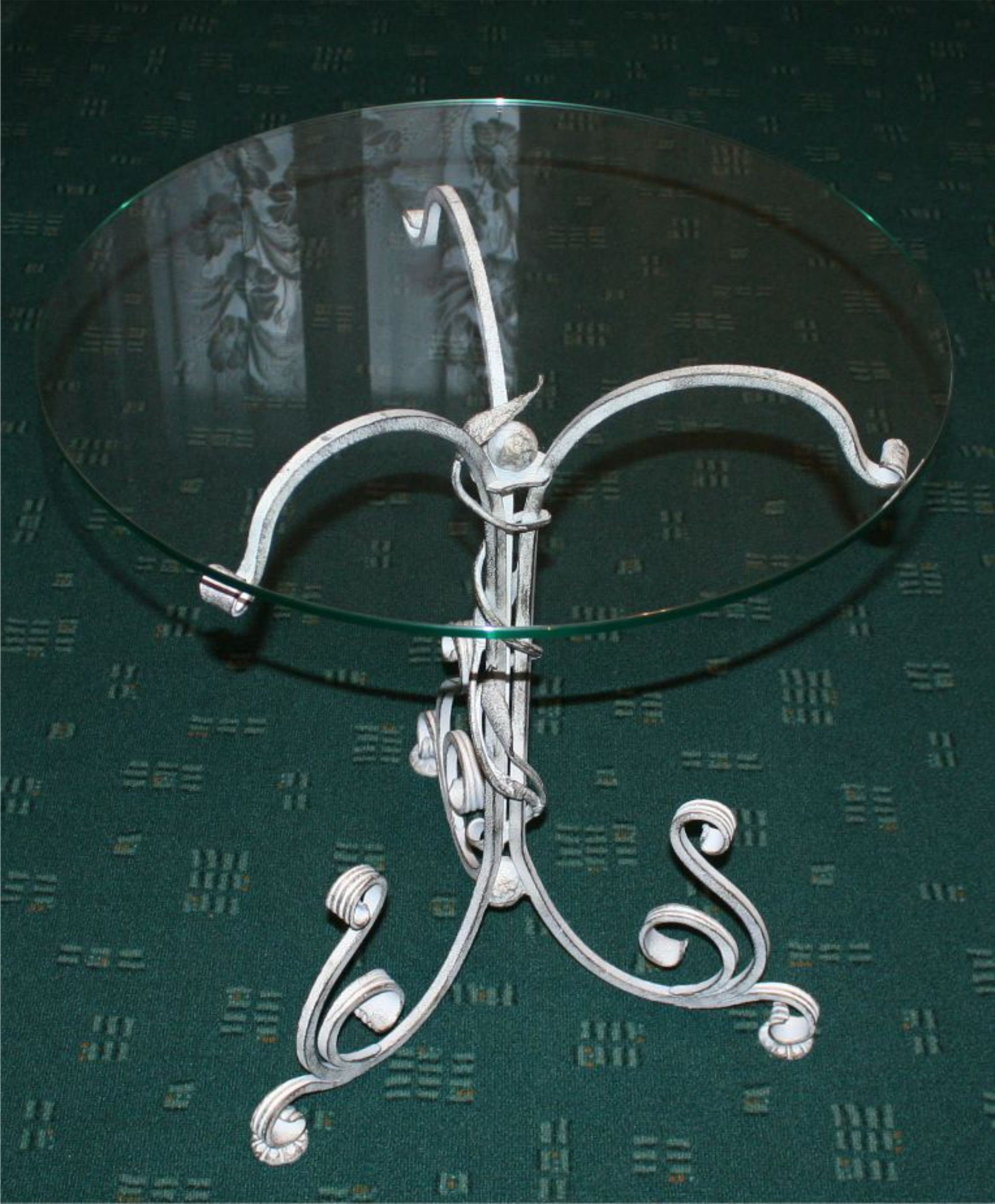 Hand Forged Table , Wrought Iron Table , Garden Table , Unique Table ...