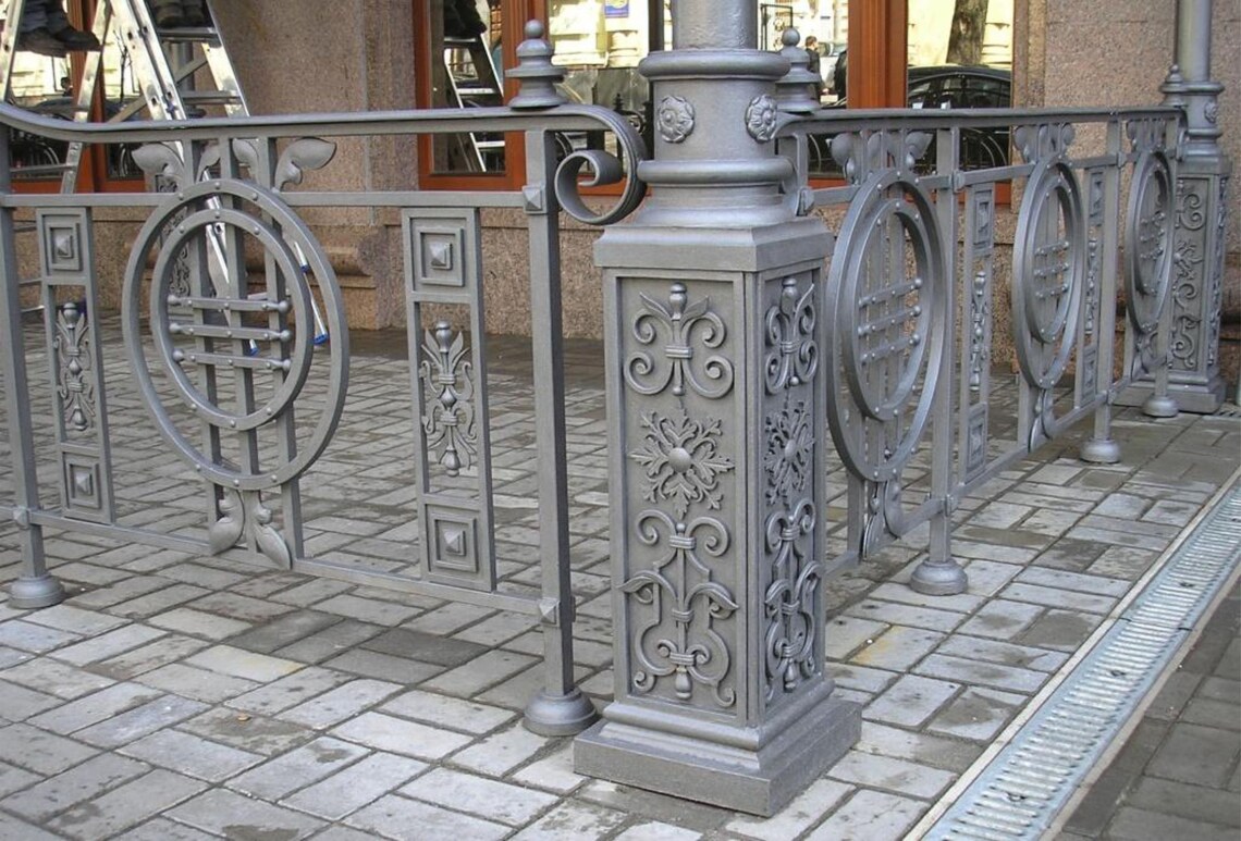 Custom Wrought Iron Balcony Railings, Forged Stair Railing, Wrought ...