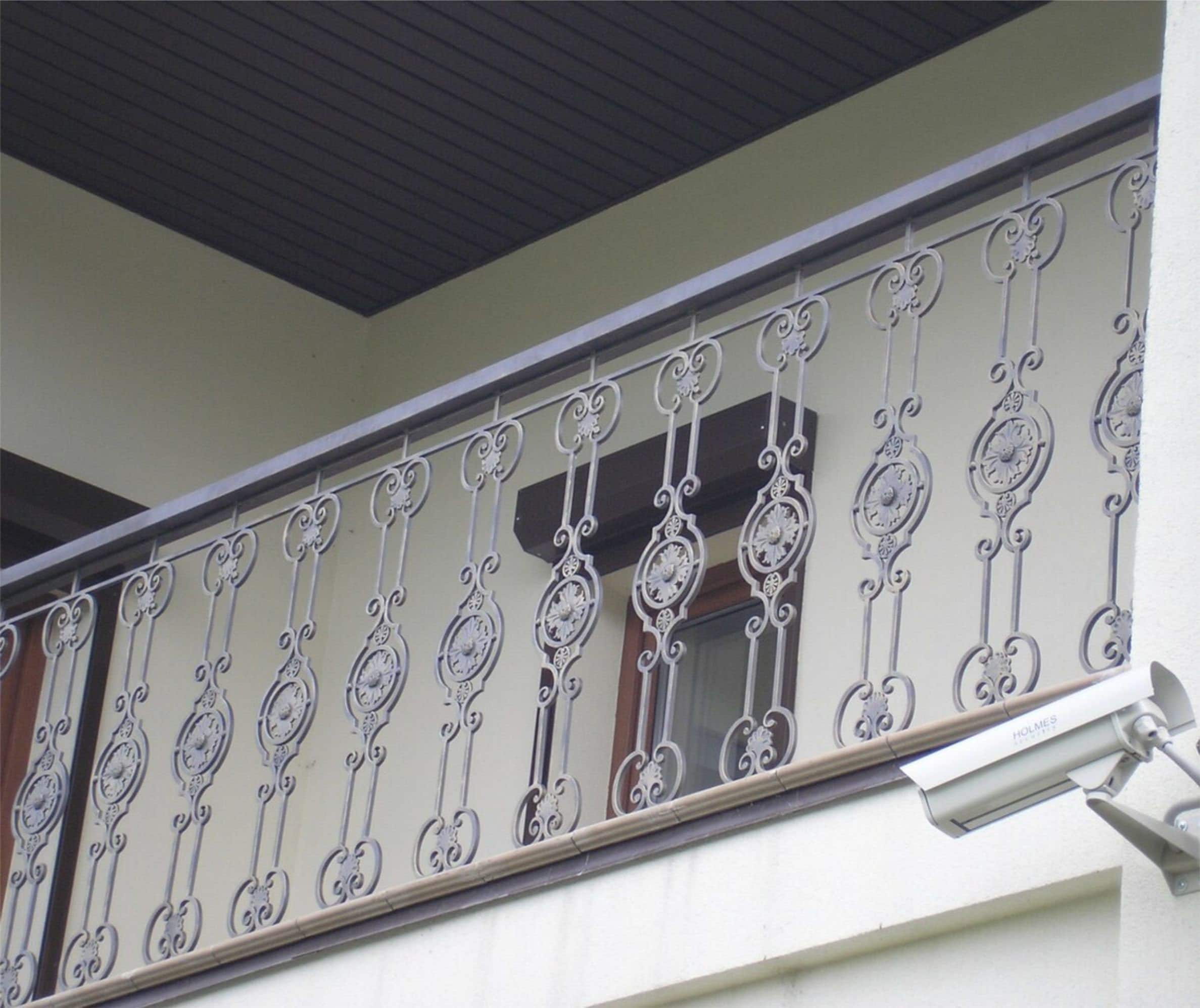 Custom Wrought Iron Balcony Railings, Forged Balcony Railings, Metal ...