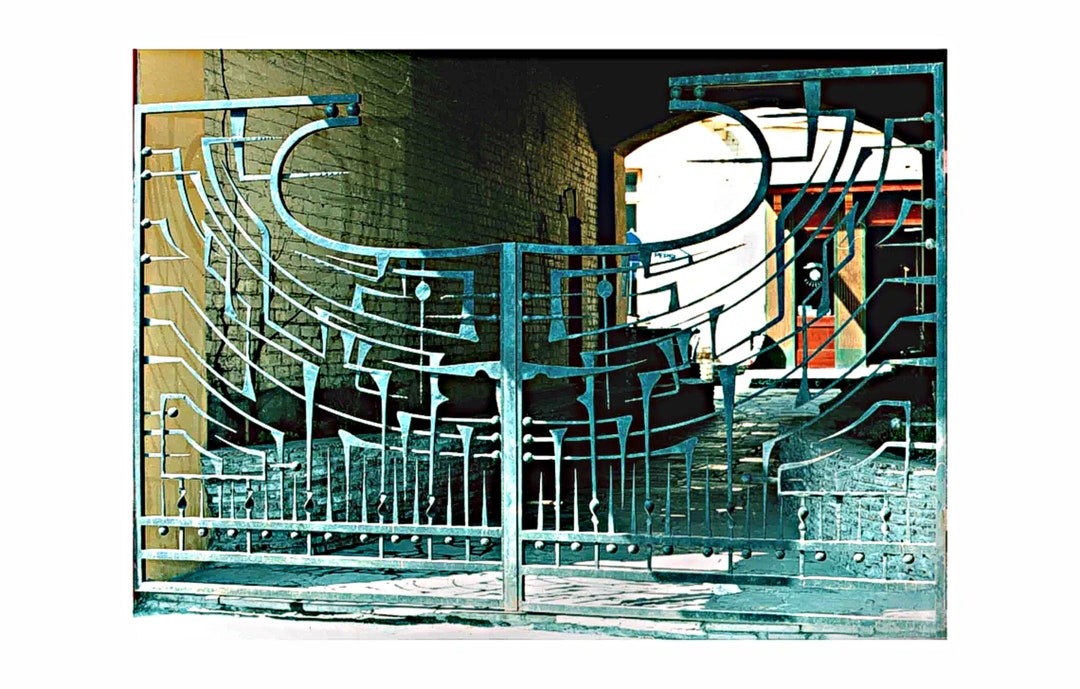 Custom Wrought Iron Gates Outdoor, Forged Gates, Unique Handmade ...