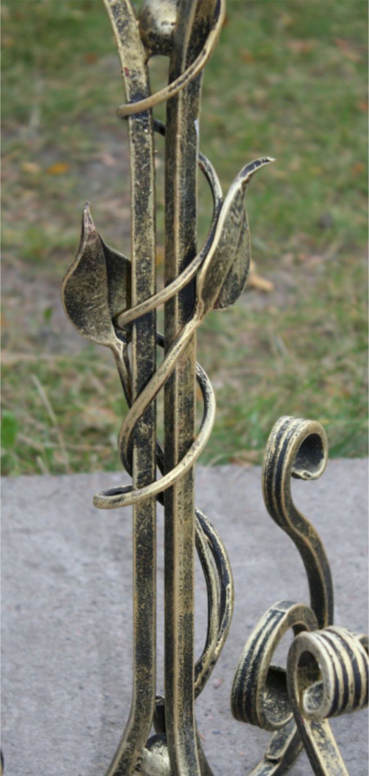 Hand Forged Table , Wrought Iron Table , Garden Table , Unique Table ...