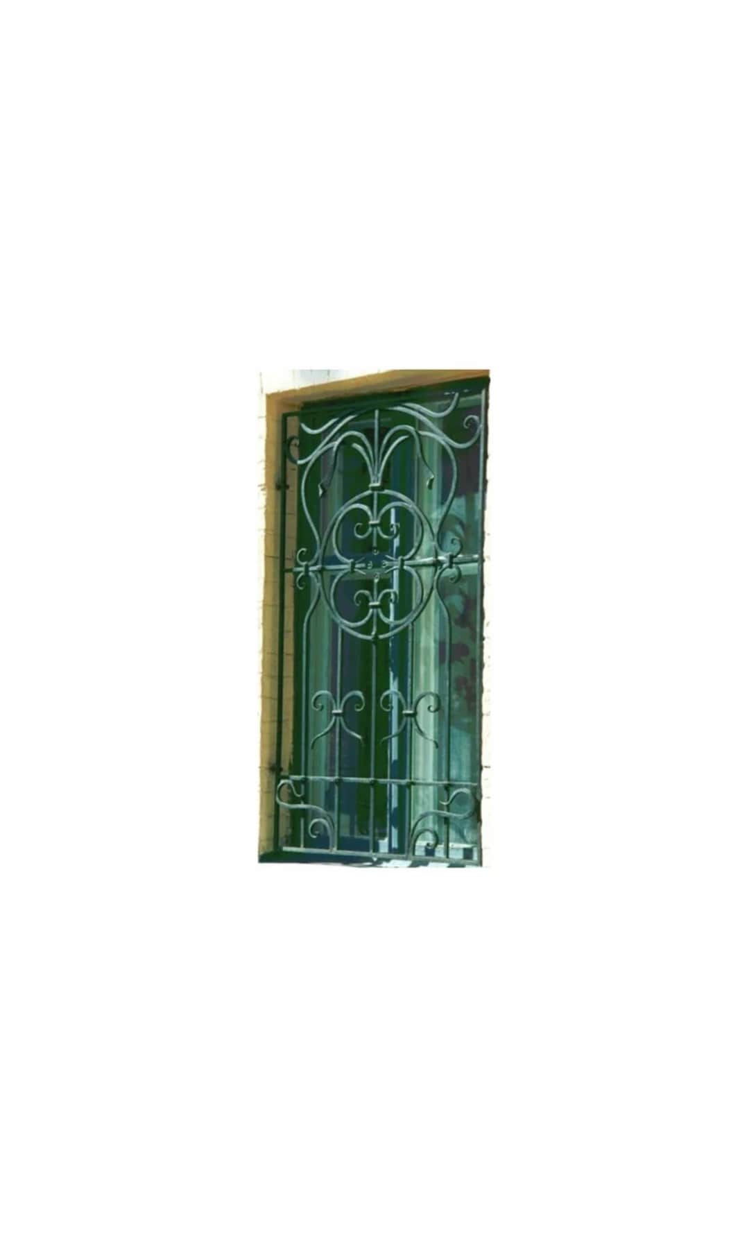 Custom Forged Wrought Iron Window Grill, Made to Order - Etsy