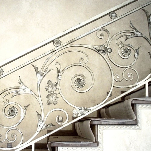 Custom Forged Railings for Stairs Wrought Iron Railings - Etsy